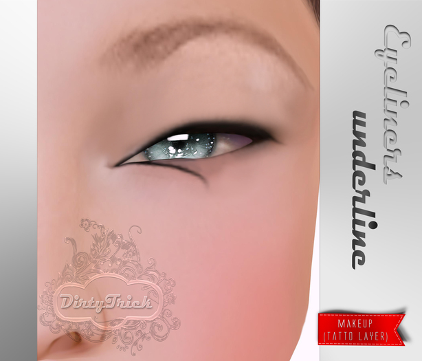Second Life Marketplace - ((Dirty Trick)) Eyesliner - Underline
