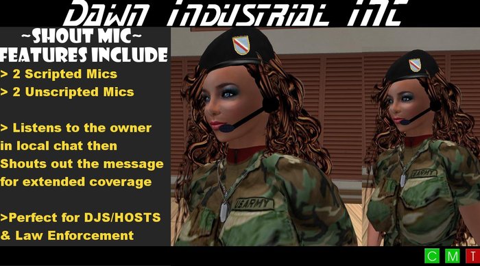 Second Life Marketplace - DII-Professional Shout Mic / Boom Mic ON SALE