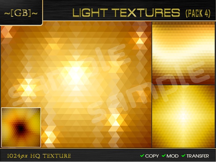 Second Life Marketplace - ~ [GB] Textures HQ ~ 00084 - Light Textures (Pack 4)