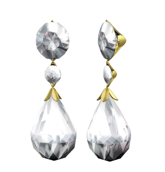 Second Life Marketplace - Full Perm Mesh Diamond Earings