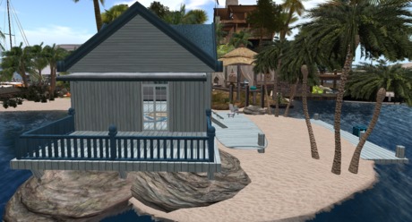 Second Life Marketplace - OS Creations 'The Weekender' Blue Beach House ...