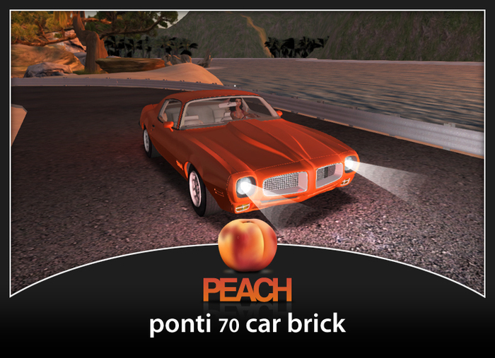 Second Life Marketplace - Peach ponti 70 car brick