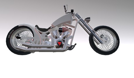 Second Life Marketplace - White Lightning Choppers V22 Stock ,Bikes ...