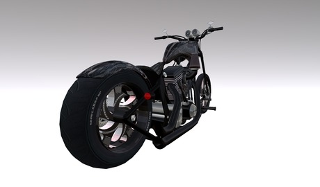 Second Life Marketplace - Gothic Angel Chopper,Bikes, Motorcycles 4 v23 Box