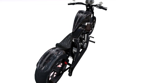 Second Life Marketplace - Gothic Angel Chopper,Bikes, Motorcycles 4 v23 Box