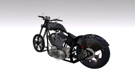 Second Life Marketplace - Gothic Angel Chopper,Bikes, Motorcycles 3 v22 Box
