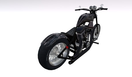 Second Life Marketplace - Gothic Angel Chopper,Bikes, Motorcycles 2 v24 Box