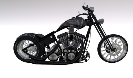 Second Life Marketplace - Gothic Angel Chopper,Bikes, Motorcycles 2 v24 Box