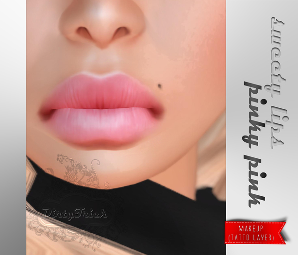 Second Life Marketplace - ((Dirty Trick)) sweety Lips - Pinky Pink lipstick