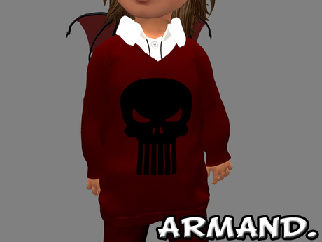 Second Life Marketplace - --ARMAND-- FANCY VAMP BOY - RED
