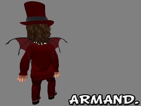 Second Life Marketplace - --ARMAND-- FANCY VAMP BOY - RED