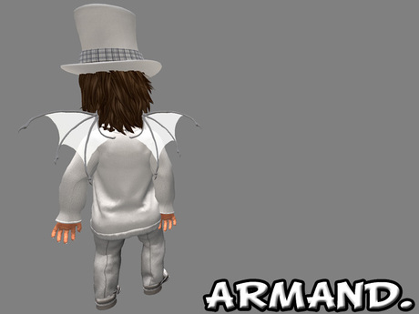 Second Life Marketplace - --ARMAND-- FANCY VAMP BOY - WHITE