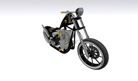 Second Life Marketplace - Boneshaker Choppers 1 v.1.2 Bikes ...