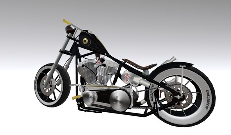 Second Life Marketplace - Boneshaker Choppers 1 v.1.2 Bikes ...