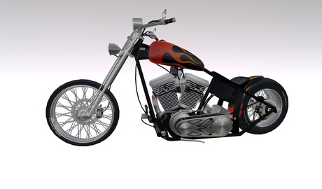 Second Life Marketplace - Flame Chopper V22 ,Bikes, Motorcycles Box