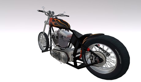 Second Life Marketplace - Flame Chopper V22 ,Bikes, Motorcycles Box
