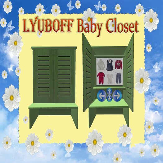 Second Life Marketplace - LYUBOFF Baby Closet 'Froggy'