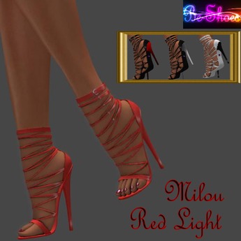 Second Life Marketplace - Be-Shoes Milou - Red Light