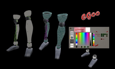 Second Life Marketplace - Bionic Legs Knee and Foot
