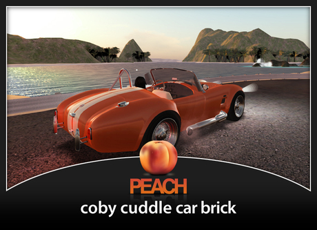 Second Life Marketplace - Peach coby cuddle car brick