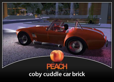 Second Life Marketplace - Peach coby cuddle car brick
