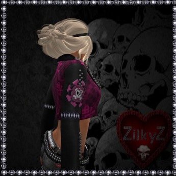 Second Life Marketplace - ZilkyZ - Ladies crop stud jacket EMO