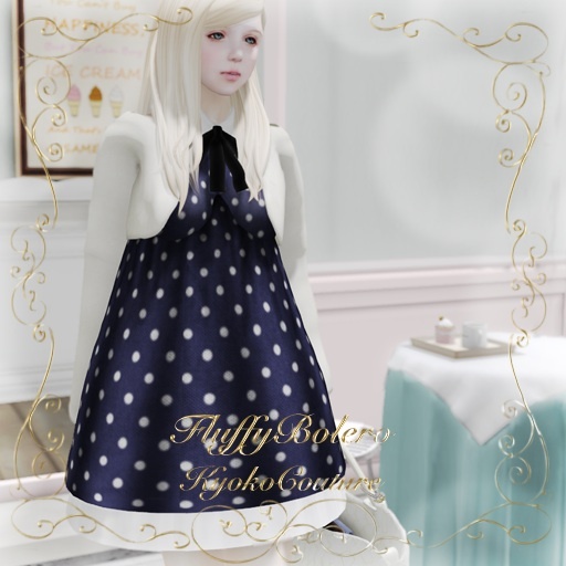 Second Life Marketplace - KC*M No.03[fluffy bolero](Milk)