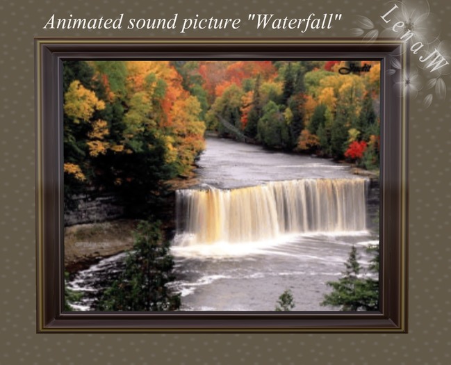 Second Life Marketplace - *LenaJW* Animated sound picture "Waterfall"