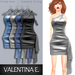 Second Life Marketplace - Valentina E. Isabella Dress Silver Fitted ...