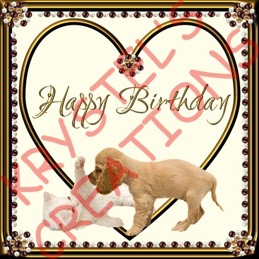 Second Life Marketplace - HBM35 Happy Birthday Greetings Card (Wear Me)