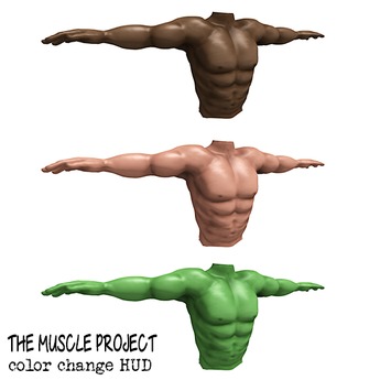 Second Life Marketplace - - TESLA - The Muscle Project V.2.0 (Fitted ...