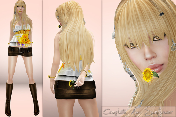 Second Life Marketplace - *X*plosion Complete Avatar Sunflower