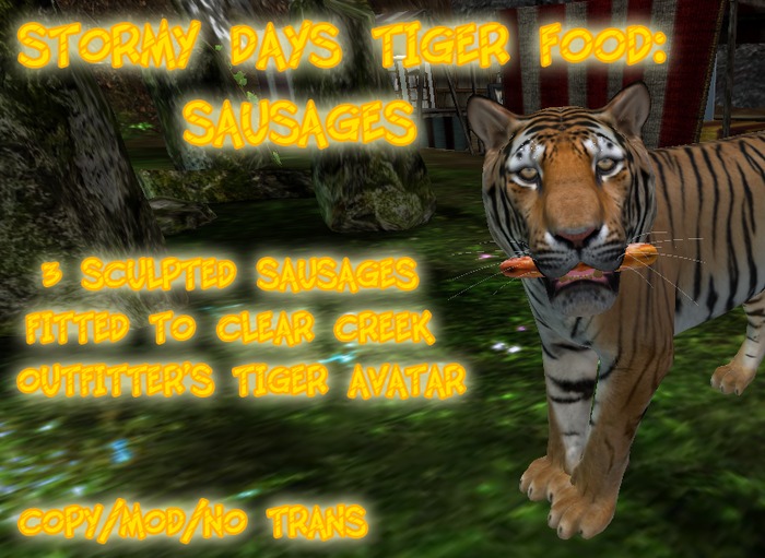 Second Life Marketplace - SD's Tiger Food: Sausages
