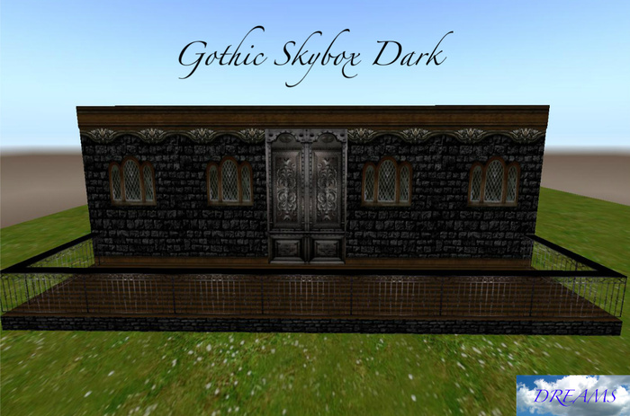 Second Life Marketplace - ** SALE ** Gothic Skybox Dark - Sky Box House ...