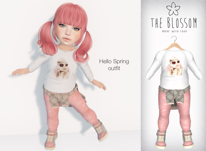 Second Life Marketplace - .The Blossom. Hello spring outfit for ...