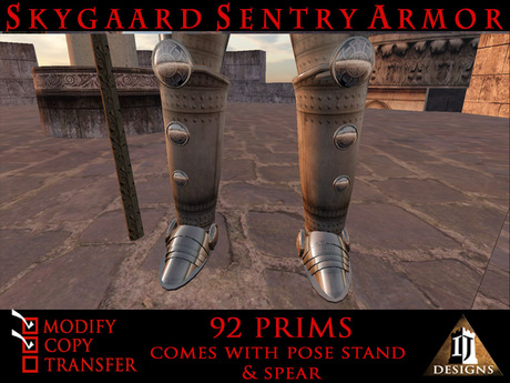 Second Life Marketplace - ~ ARMOR: SKYGAARD SENTRY ARMOR IJD