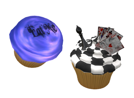 Second Life Marketplace - ~ Eat Me ~ Alice in Wonderland Cupcake set