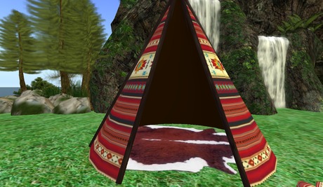 Second Life Marketplace - Red wigwam set