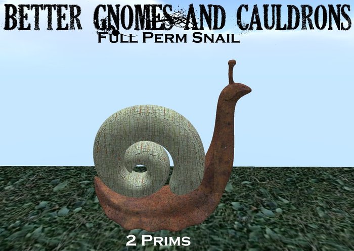 Second Life Marketplace - BGC Garden Snail - full perm (boxed)