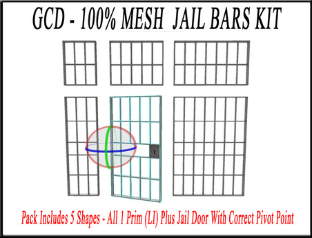 Second Life Marketplace - Jail Bars Kit