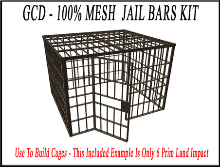 Second Life Marketplace - Jail Bars Kit