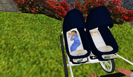 Second Life Marketplace - Twins Pram with animation
