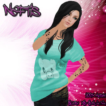 Second Life Marketplace - Neftis Designs- Oink T Shirt