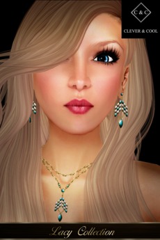 Second Life Marketplace - C&C - Lacy Collection (Black Opal / Mother Of ...