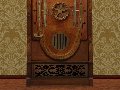 Second Life Marketplace - RE Wooden Steampunk Cabinet - Unique ...