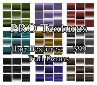 Second Life Marketplace - 375 Hair Textures - PRO Textures
