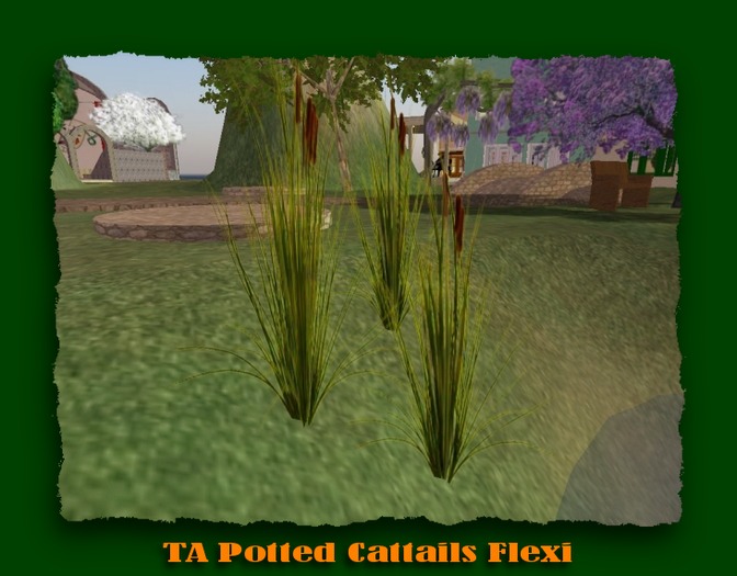 Second Life Marketplace - TA Potted Cattails Flexi