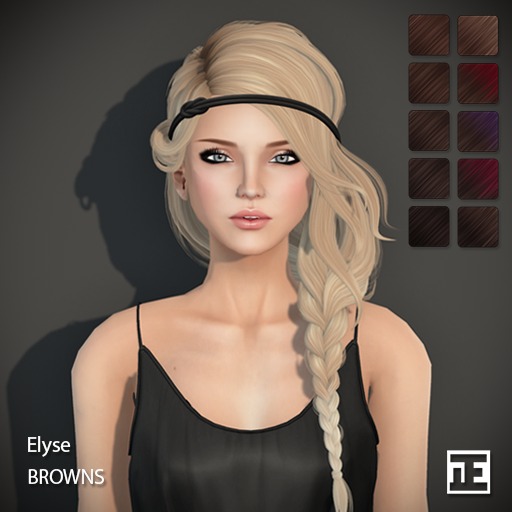 Second Life Marketplace - TRUTH HAIR Elyse (Mesh Hair) - browns