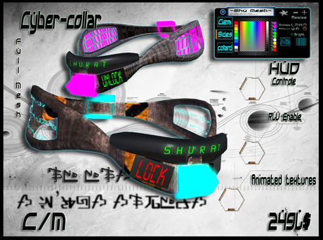 Second Life Marketplace - Cyber-collar -Shu Mesh-