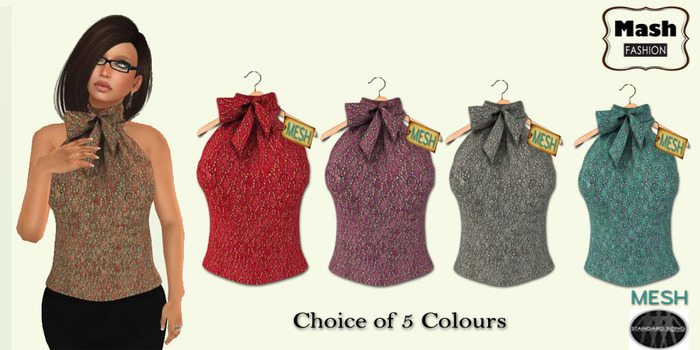 Second Life Marketplace - :: MASH :: Yazmine Latte Top